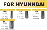 China EXCAVATOR ENGINE CYLINDER LINER SERIES FOR HYUNNDAI for sale