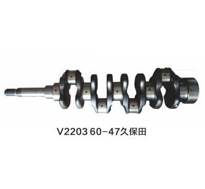 China EXCAVATOR ENGINE CRANKSHAFT SERIES FOR V2203 60-47 KUBOTA for sale