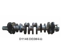 China EXCAVATOR ENGINE CRANKSHAFT SERIES FOR D1146 DE08 DX for sale