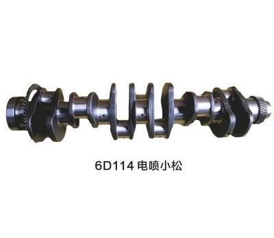 China EXCAVATOR ENGINE CRANKSHAFT SERIES FOR 6D114 EFI KOMATSU for sale