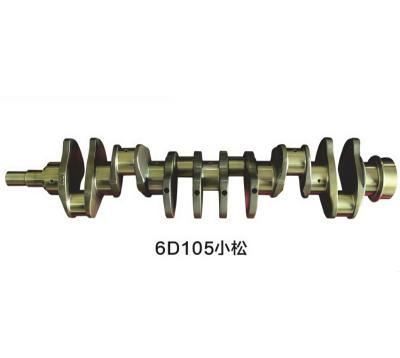 China EXCAVATOR ENGINE CRANKSHAFT SERIES FOR 6D105 KOMATSU for sale