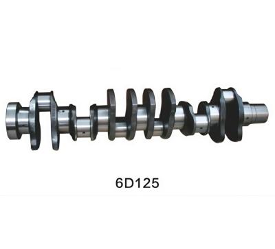 China EXCAVATOR ENGINE CRANKSHAFT SERIES FOR 6D125 for sale