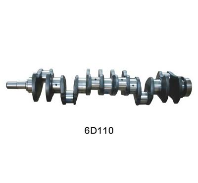 China EXCAVATOR ENGINE CRANKSHAFT SERIES FOR 6D110 for sale