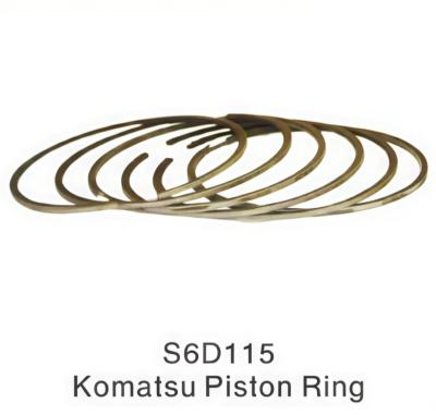 China EXCAVATOR ENGINE PISTON RING SERIES FOR S6D115 KOMATSU for sale