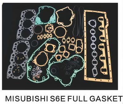 China EXCAVATOR ENGINE OVERHAUL KIT FOR MITSUBISHI S6E for sale