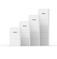 China 25.6Kwh Solar System Storage Battery 50Ah 100Ah 512V LiFePO4 Stackable Battery Pack for sale