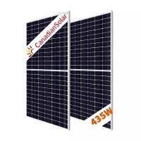 China 2278x1134x30mm Canadian Panel Modules Mono Facial Hiku6 High Power 535W Solar Panel for Solar Project for sale