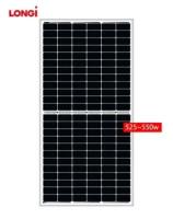 China Longi 550W Half Cell Solar Panel Monocrystalline Module and for Solar Energy System for sale