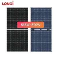 China Anodized Aluminium Alloy Frame Longi LR7-72HGD 585-620W Bifacial Double Glass Solar Panel for sale