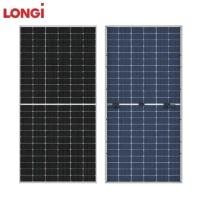 China Anodized Aluminium Alloy Frame Longi LR7-72HGD 585-620W Bifacial Double Glass Solar Panel for sale