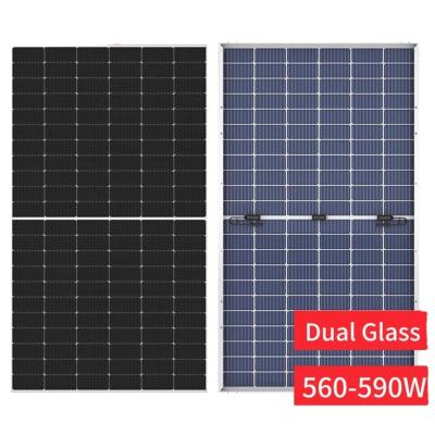 China 182mm Monocrystalline 580 Watt Solar PV Panel Longi 560W 570W 580W Cells for Industrial for sale