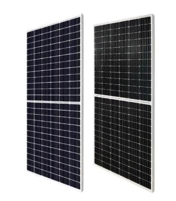China 156 Cells N-Type Double Glass Flexible Solar Panel 615-640W with 2.0mm Back Glass for sale
