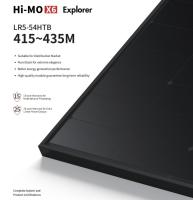 China LONGi Full Black Hi-MO6 Explorer LR5-54HTB 415W 420W 425W 430W PV Module Solar Panels for sale