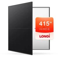 China Longi Module Mono Crystalline Half Cells 415W All Black Solar Panels for Solar System for sale