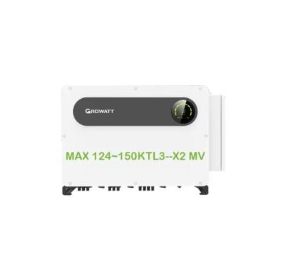 China Inverter Growatt Solar Inverter MAX 124-150KTL3-X2 MV Three Phase 124Kw 125Kw 136Kw 150Kw for sale