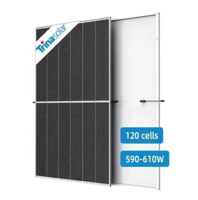 China IP68 Rated Junction Box Half Cell Monocrystalline Solar Panel 590W 595W 600W 605W 610W for sale