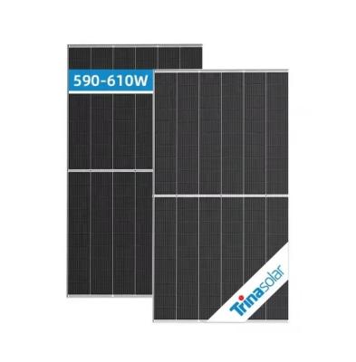 China Trina Vertex 610W Monocrystalline Bifacial Solar Panel Half Cut Cell Photovoltaic Module for sale