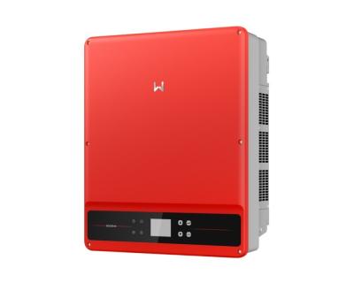 China 50kW 60kW Commercial Inverter in Red with Max 96 A Output Current and IP65 Protection for sale