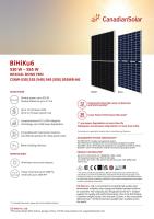 China BiHiKu6 530W 535W 540W 545W 550W 555W Canadian Bifacial Solar Panel Photovoltaic Solar Module Mono Panel for sale