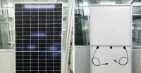 China Solar Power System 590W Canadian PV Panel Module BiHiKu7 CS7L-MB-AG Bifacial Double Glass Mono Half Cell Solar Panel for sale