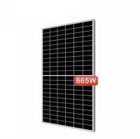 China Half-Cut Canadian 645W 650W 655W 660W 665W 670W 675W Solar Panel 132 Cells PV Solar Module for sale