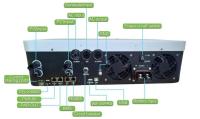 China Growatt SPF 6000 ES Plus Pure Sine Wave 2 MPPTs Inverter for Solar Energy Storage for sale