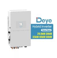 China Output Voltage 380V/400V 50KW Three Phase 3/4 MPPT Deye Hybrid Inverter for Solar Energy for sale