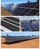China 565W-595W Mono Crystalline Bifacial Double Glass Solar Panel with IP68 Rated Junction Box for sale