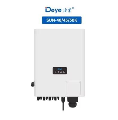 China Deye SUN-40/45/50K-G04 50KW Three Phase Solar Inverter for On Grid Solar Power Systems for sale