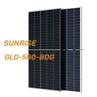 China Monocrystalline Silicon Bifacial Solar Panel 132 Cells 560W-580W IP68 Junction Box for sale
