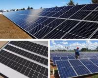 China 650W N-Type Bifacial Mono Crystalline Solar Panel With Dual Glass 210mm Half Cut Cell for sale