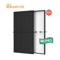 China Sunrise Solar Panel GLD-435BS Mono-facial Monocrystalline Module for Solar Energy System for sale