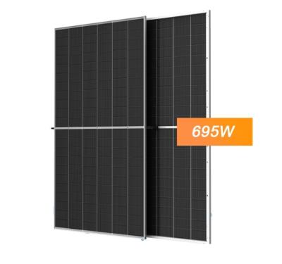 China Anodized Aluminium Alloy Frame N-TYPE Mono-crystalline Solar Panel GLD-710N 675W-710W for sale