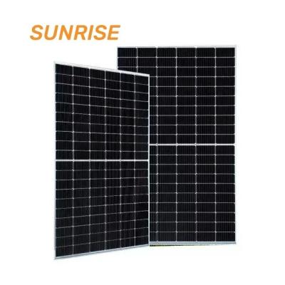 China Sunrise GLD-580BDG Bifacial Solar Panel with 182mmx182mm Cell Size and Half Cell Design for sale