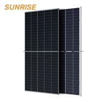 China Sunrise GLD-580BDG Bifacial Solar Panel with 182mmx182mm Cell Size and Half Cell Design for sale