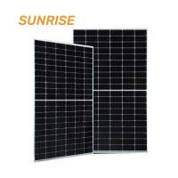China Anodized Aluminium Alloy Frame 695W 132 Cells Solar Panels Bifacial Dual Glass Mono Module for sale