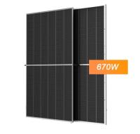 China 210mm Half Cut Cell N Type Bifacial Dual Glass Solar Panel 695W Photovoltaic PV Module for sale