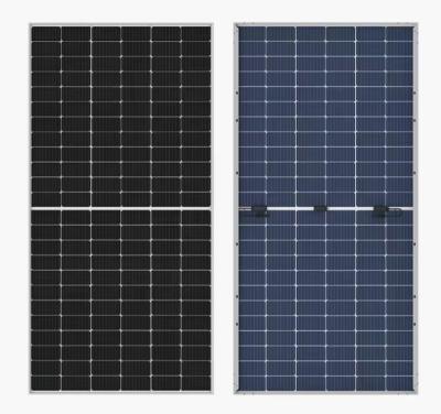 China N-Type Double Glass Bifacial Monocrystalline Solar Panel 580W-605W 182mm Half Cut Cell for sale