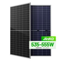 China Dual Glass Bifacial Solar Panel JKM535-555M for Overlapping Applications in Commercial for sale