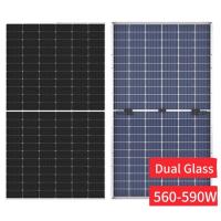 China Solar Panel Longi Hi-MO X6 Bifacial Dual Glass PV Panel 580W Monocrystalline Silicon Cells for sale