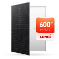 China Longi Hi-MO X6 LR5-72HTHF 565W-600W Monocrystalline Solar Panel and IP68 Junction Box for sale