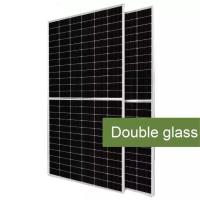 China Front Glass 2.0 mm JASOLAR PERC Bifacial Solar Panels 580-605W for Solar Energy System for sale