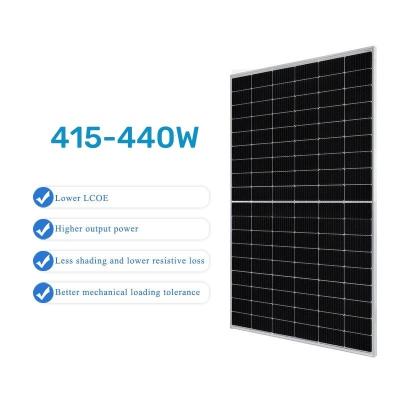 China ISO/IEC//EC/UL Certified 415 420 425 430 435 440W Solar Panels for Solar Energy System for sale