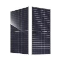 China Bifacial Dual Glass Photovoltaic Panel with 182mm Half Cut Cell JA Solar JAM72D30 LB for sale