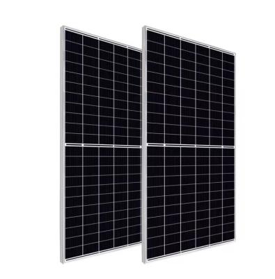 China Half Cells 210mm Half Cut Cell Canadian N Type Bifacial Dual Glass Photovoltaic Panel 685W-715W for sale