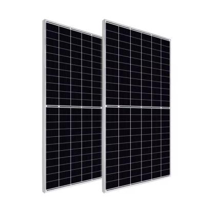 China 182mm Half Cut Cell Solar Energy Module Photovoltaic Panel Anodized Aluminium Alloy Frame for sale