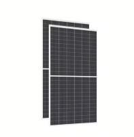 China 182mm Half Cut Cell Solar Energy Module Photovoltaic Panel Anodized Aluminium Alloy Frame for sale