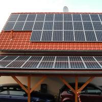 China 2384x1303x35mm Monocrystalline Module Photovoltaic Panel with IP68 Rated Junction Box for sale