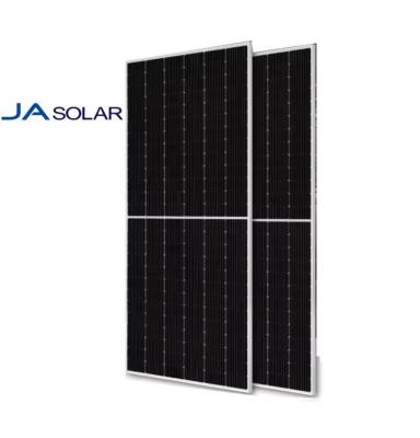 China 585W-610W Half Cell Monocrystalline Silicon Module Bifacial Double Glass Solar Panel for sale