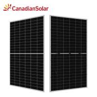 China Monocrystalline Silicon Cells 144 Cells Double Glass Bifacial PV Panel CanadianSolar for sale